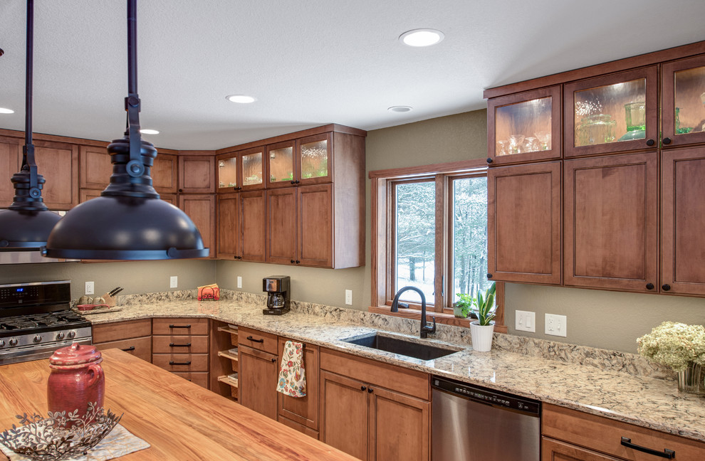 Beautiful Open Kitchen - Arts & Crafts - Kitchen - Minneapolis - by Lampert Lumber - Chetek ...