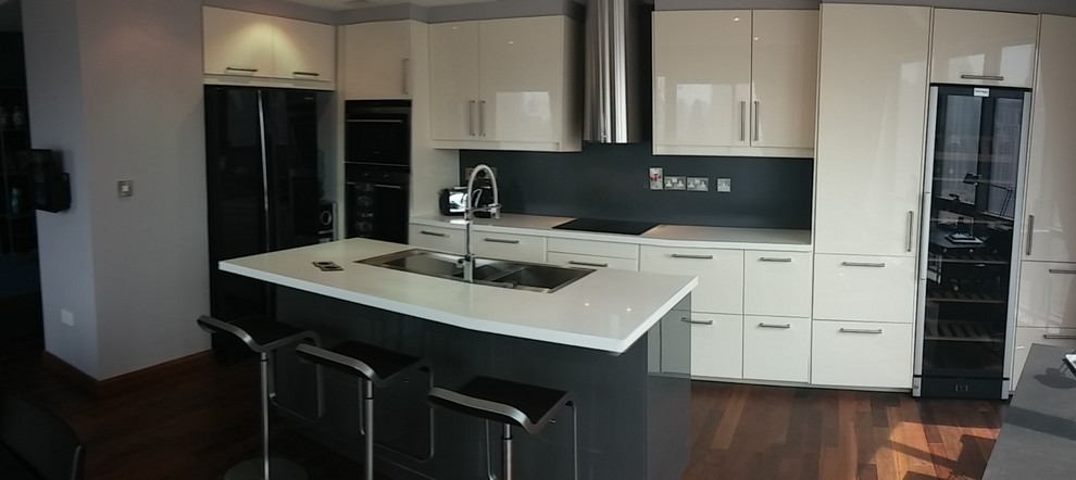 Beautiful open plan modern kitchen - Contemporary - Kitchen - Other ...