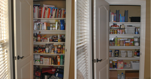 before & after reach-in pantry - Kitchen - Los Angeles - by Organize My ...