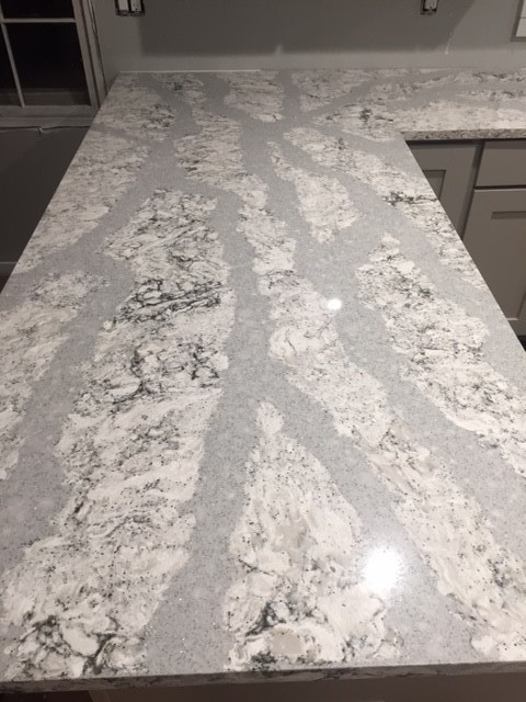 Before and After with Cambria Summerhill - Transitional - Kitchen ...