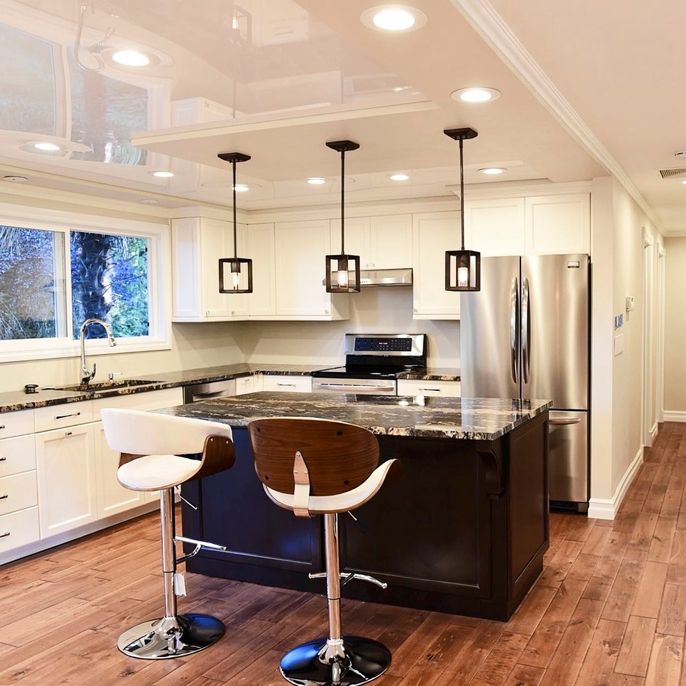 Bellevue home redesign - Transitional - Kitchen - Seattle - by ...