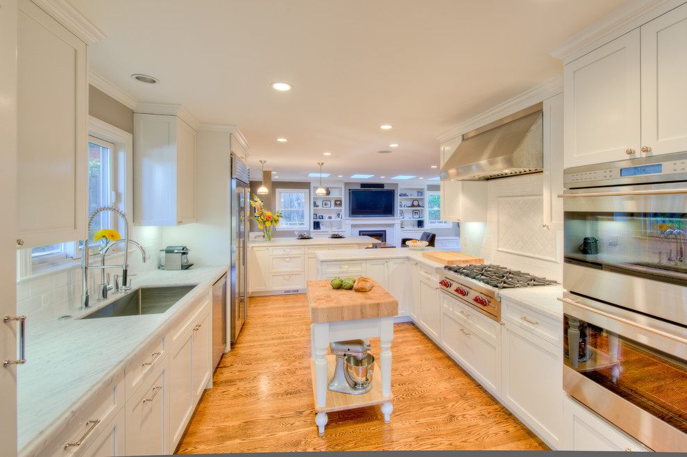 Belmont Addition & Kitchen expansion - Traditional - Kitchen - San ...
