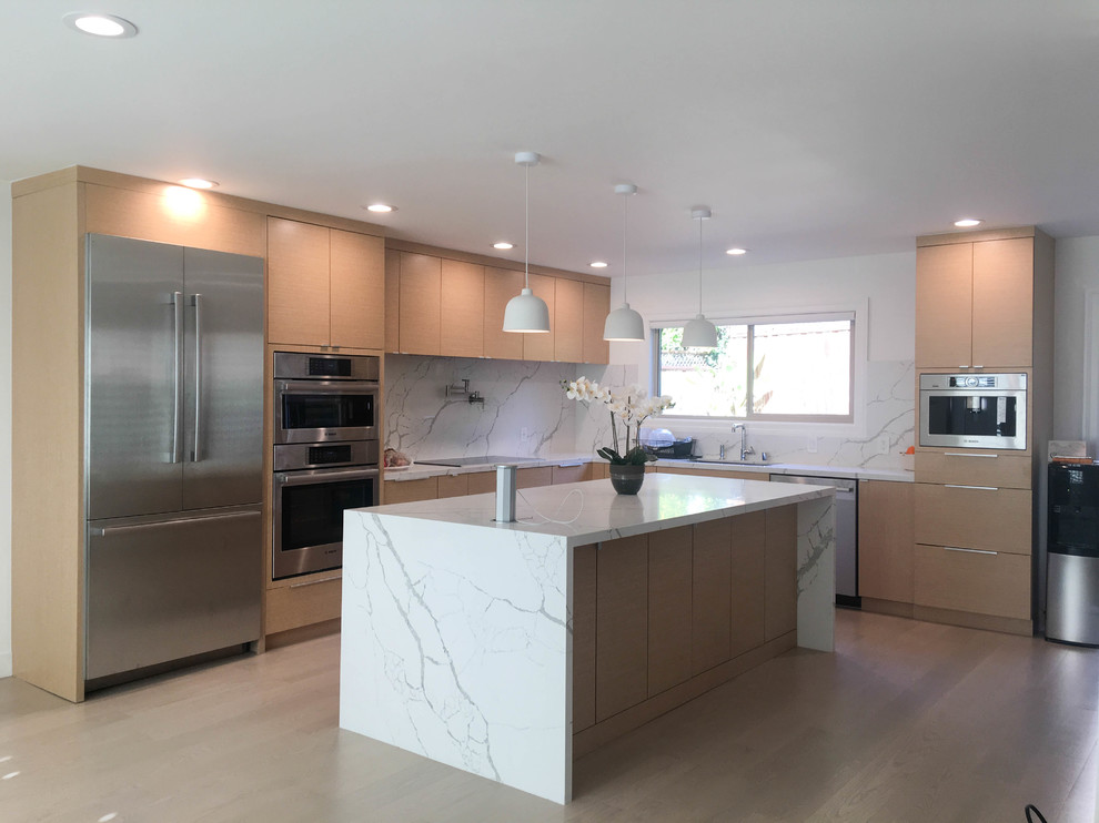 Belmont Modern Rif Oak Kitchen - Modern - Kitchen - San Francisco - by ...