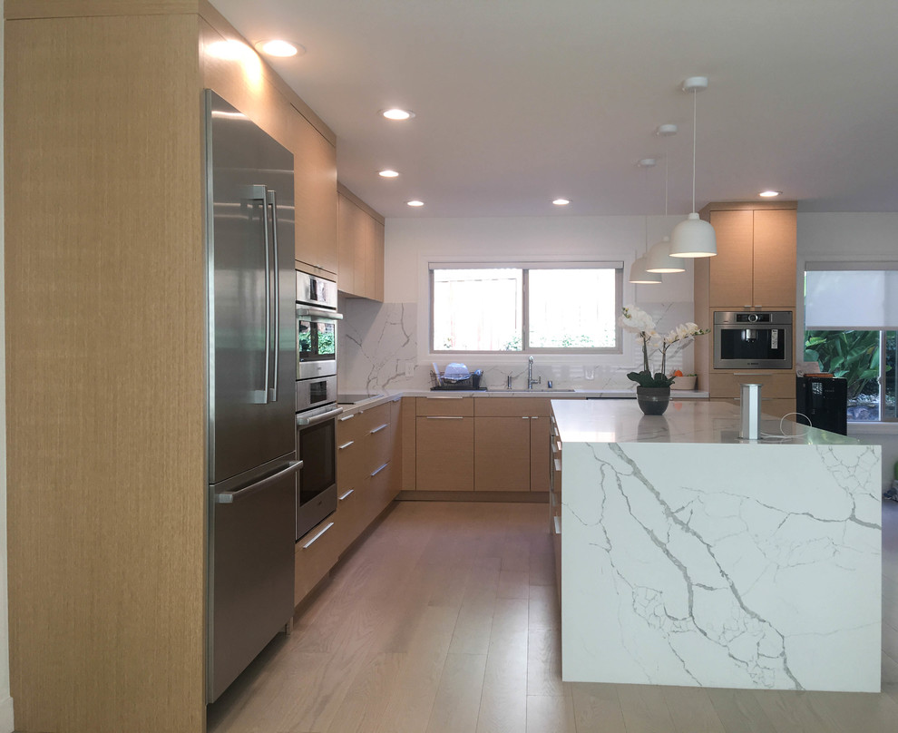 Belmont Modern Rif Oak Kitchen - Modern - Kitchen - San Francisco - by ...