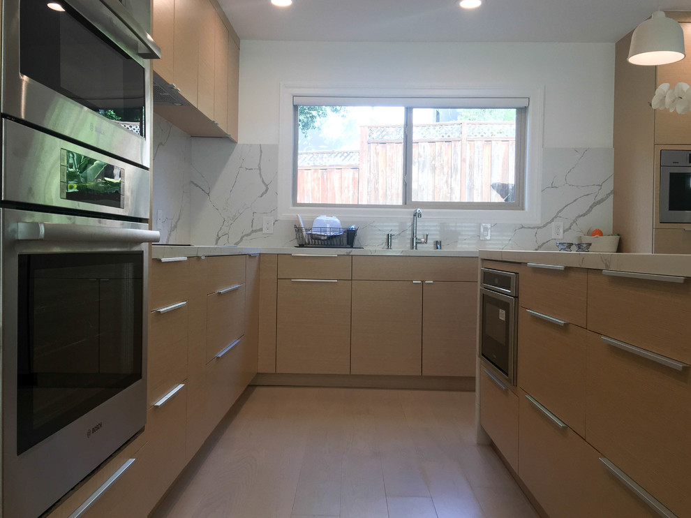 Belmont Modern Rif Oak Kitchen - Modern - Kitchen - San Francisco - by ...