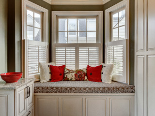 Bench and window seat - Transitional - Kitchen - Los Angeles - by ...