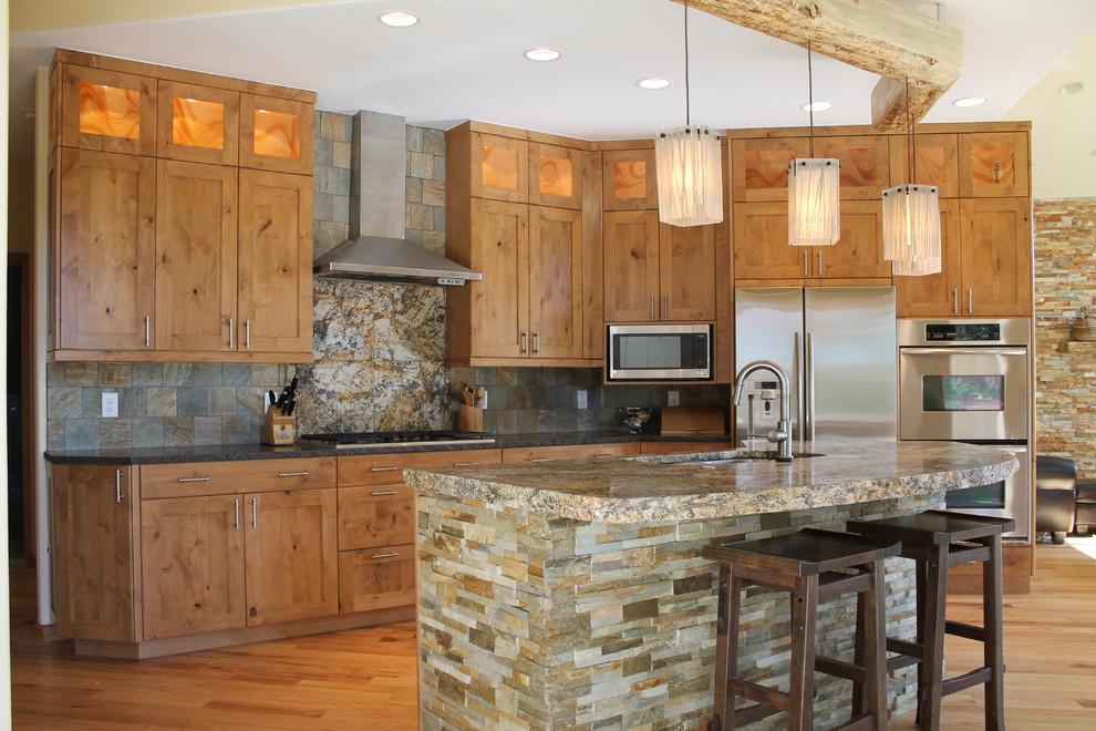 Berger - Rustic - Kitchen - Denver - by Blue Mountain Kitchens | Houzz