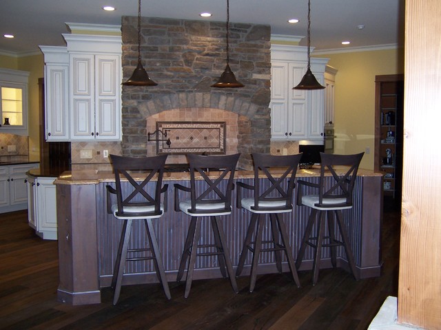 Bertch Custom / Woodbridge Inset Door Style / Rustic Alder Wood / Mocha ...