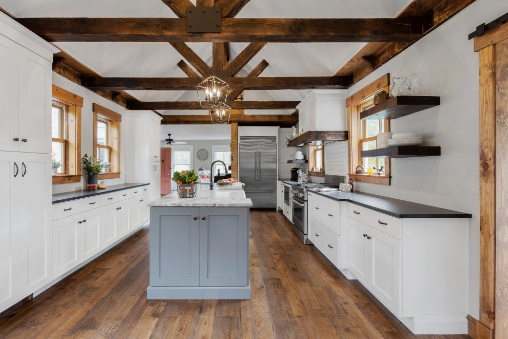 BESPOKE BARN CONVERSION - Farmhouse - Kitchen - Providence - by Jacque ...
