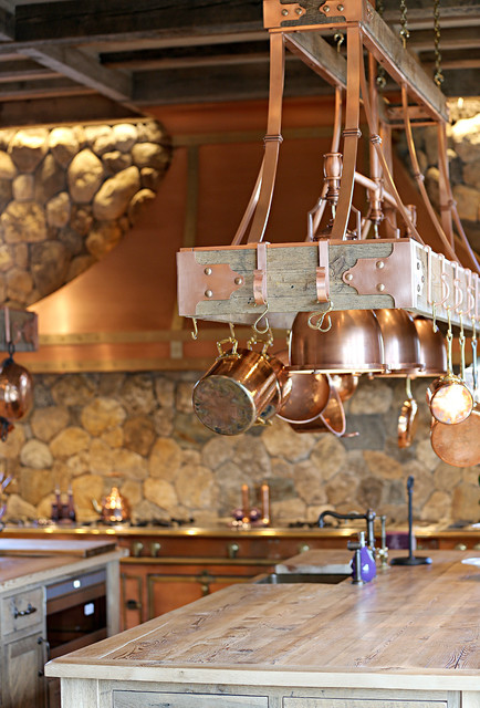 Bespoke Kitchen and Bar Design for Greenwich Family - Rustic - Kitchen ...