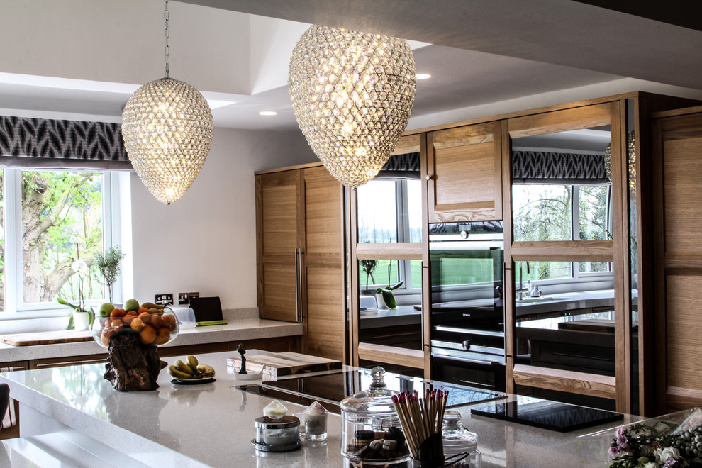 Bespoke, Oak kitchen with quartz worktops - Kitchen - Essex - by User ...