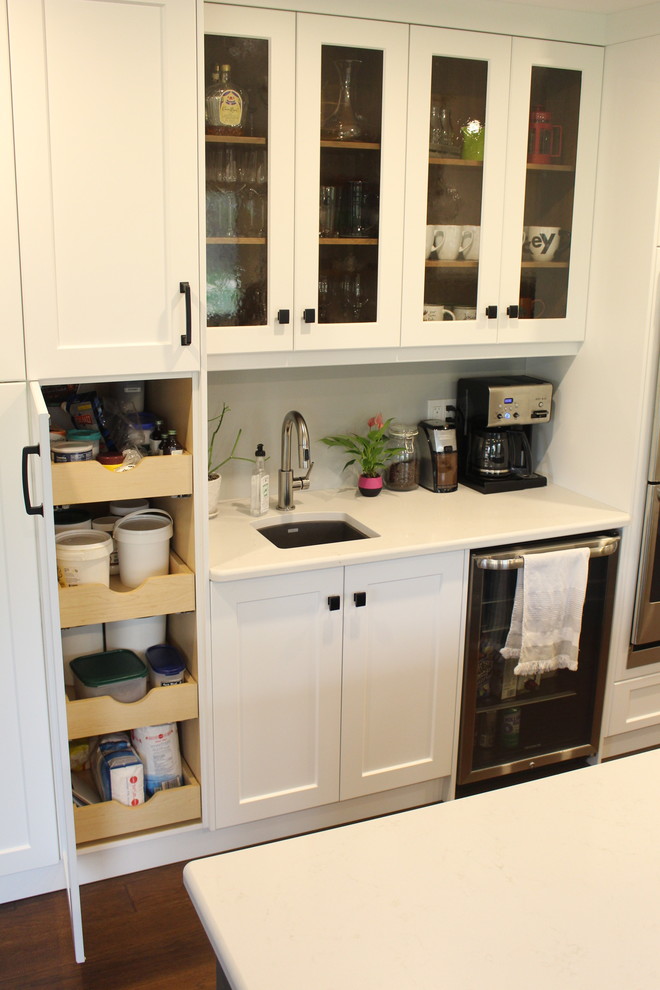 Beverage Station in Kitchen - Farmhouse - Kitchen - Toronto - by Four ...