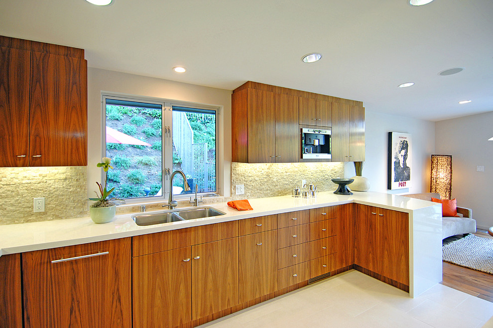 Beverly Hills House - Midcentury - Kitchen - Los Angeles - by Dworsky ...