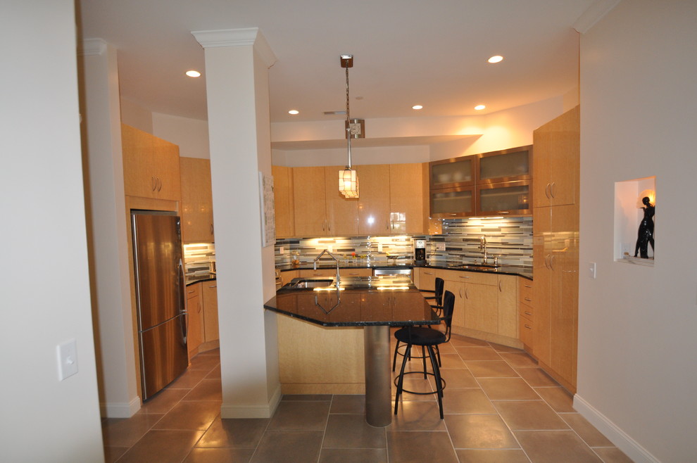 Birds Eye-Project 747 - Kitchen - Boston - by Design 1 Kitchen & Bath ...