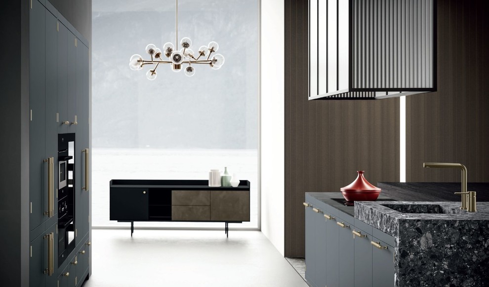 Black & Brass Kitchen - Modern - Kitchen - San Francisco - by PYRAM USA ...