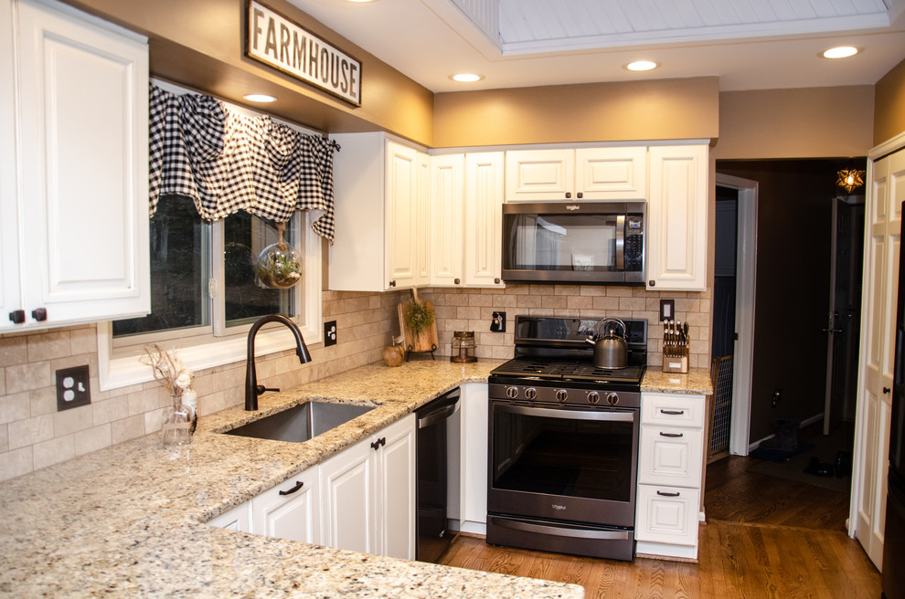 Black and White Buffalo Check - Kitchen Remodel - Farmhouse - Kitchen ...