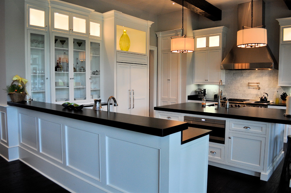 Black Countertops - Contemporary - Kitchen - Atlanta - by MultiStone ...