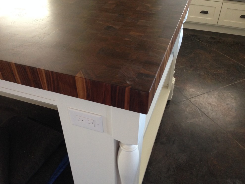 Walnut Counter Top - Contemporary - Kitchen - Austin - by WR ...