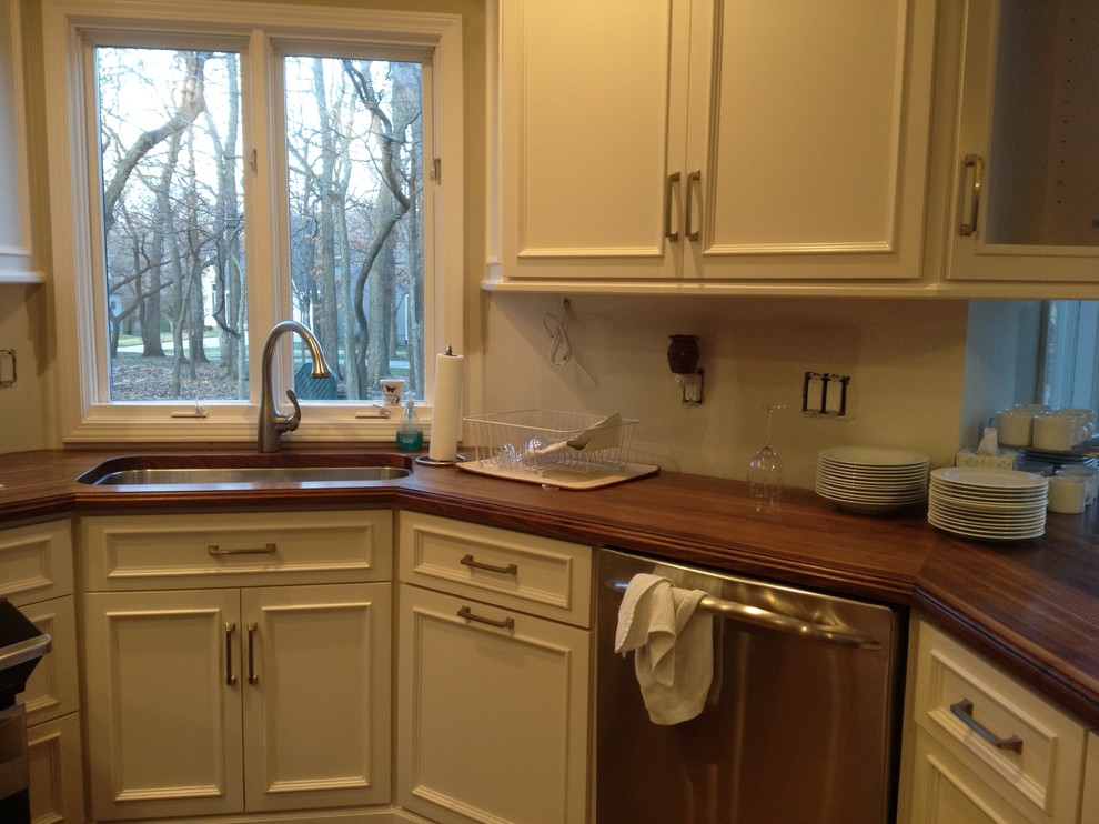 Black Walnut Wood Countertops - Traditional - Kitchen - Atlanta - by ...