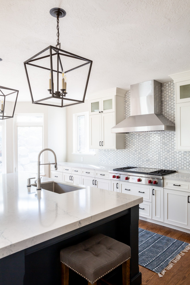 Blanc & Noir Kitchen - Traditional - Kitchen - Salt Lake City - by ...