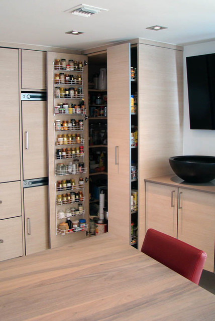 Blind Corner Pantry Storage - Contemporary - Kitchen - Denver - by Jan ...