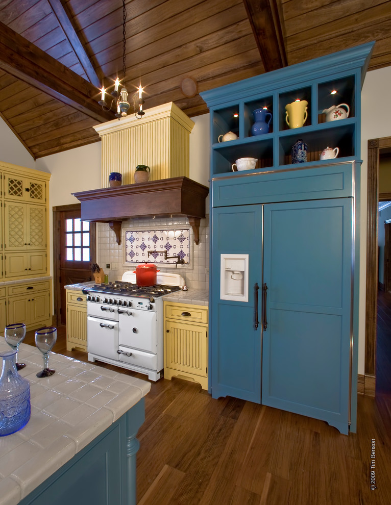 Blue & Yellow French Country Kitchen - Kitchen - Other - by Dakota ...