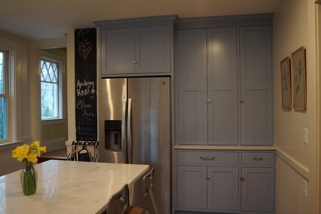 Blue Cottage Kitchen with Pantry - Country - Kitchen - Boston - by ...