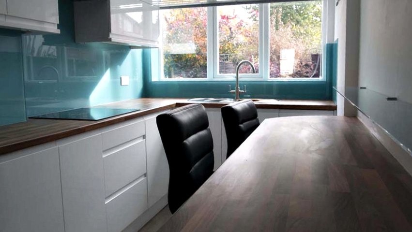 Blue Diamond Kitchen Splashbacks by CreoGlass - Contemporary - Kitchen ...