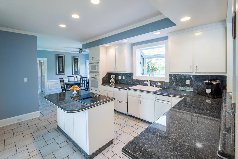 Blue Pearl Granite Kitchen - Kitchen - Richmond - by MARVA Marble ...