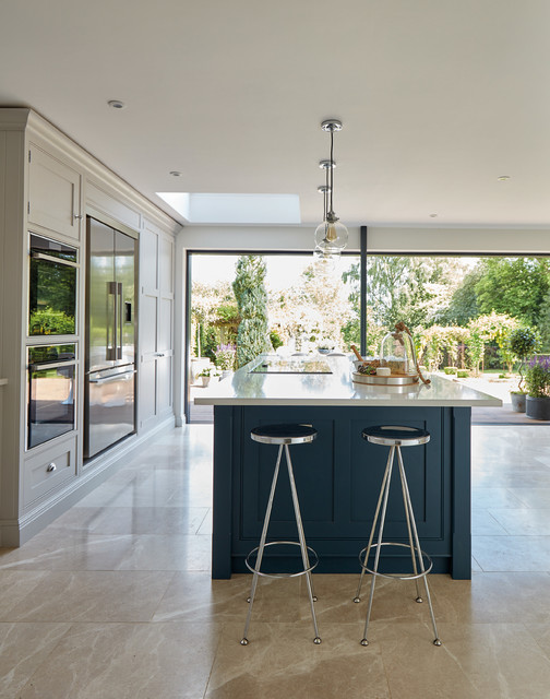 Blue Shaker Kitchen - Contemporary - Kitchen - Other - by Tom Howley ...