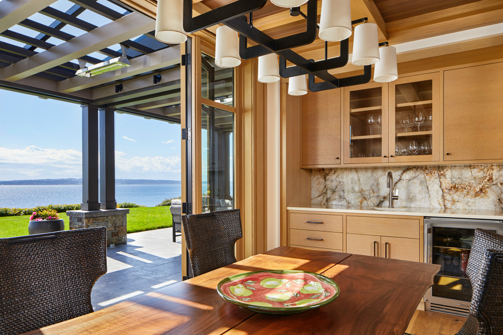Bluff Overlook - Contemporary - Kitchen - Seattle - by AOME Architects ...