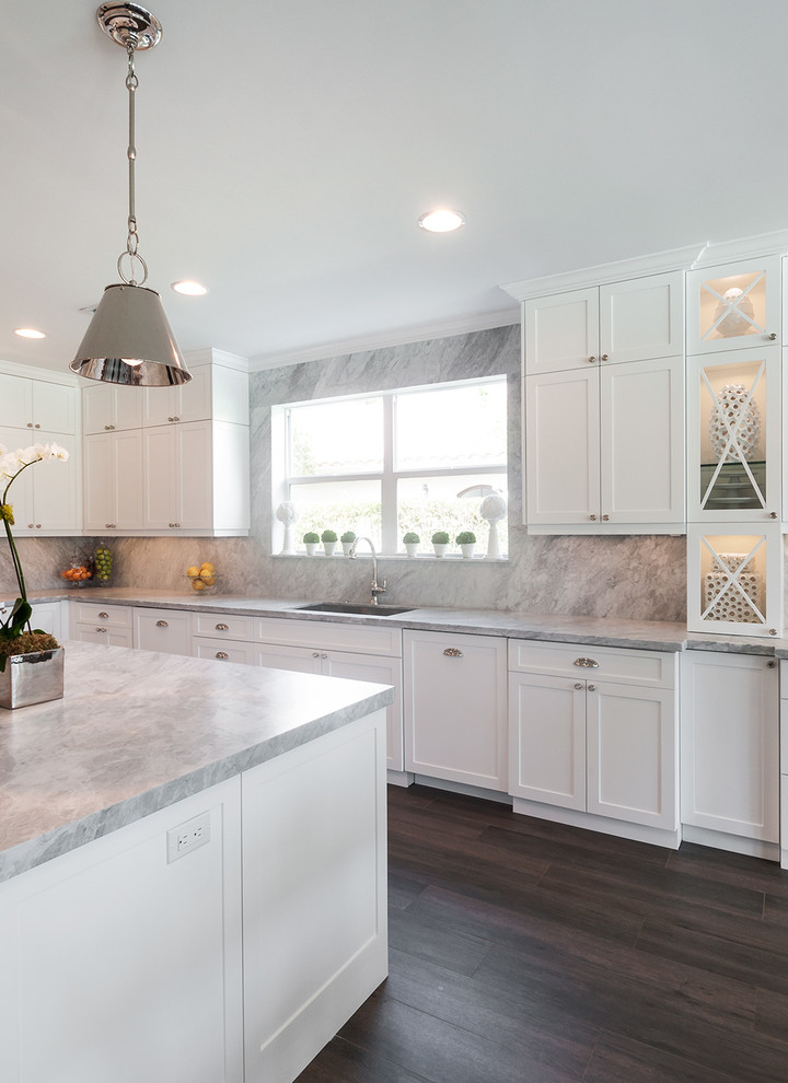 Boca Raton-Private Residence 2 - Modern - Kitchen - Miami - by Opustone ...