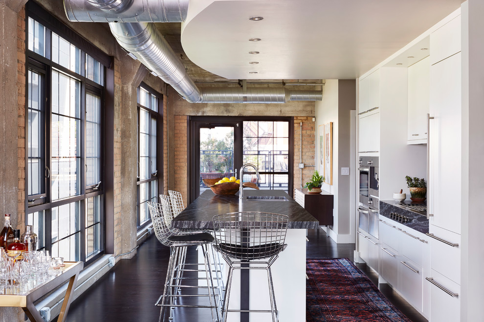 Bookmen Lofts - Industrial - Kitchen - Minneapolis - by Full Circle ...