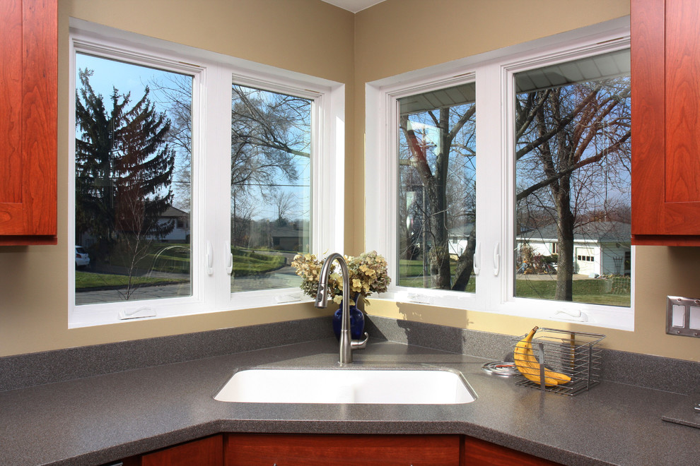 Brady Bunch Kitchen to Open Modern Concept - Modern - Kitchen - Other ...