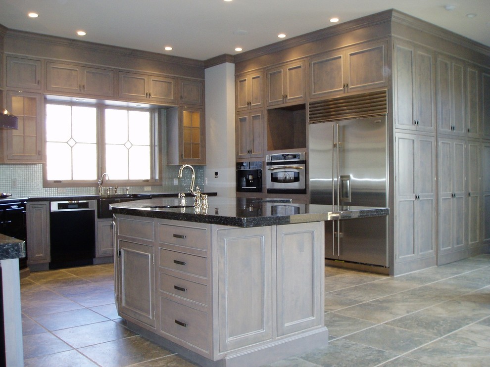 Bridgehampton Denim Inset Kitchen - Eclectic - Kitchen - New York - by ...