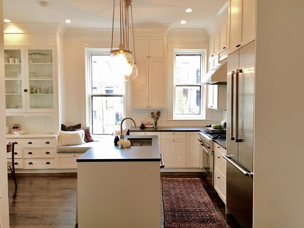 Bright Cozy Kitchen - Transitional - Kitchen - Chicago - by Rebekkah ...
