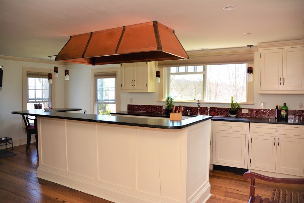 Bright Farmhouse Kitchen with a Copper Twist - Country - Kitchen ...