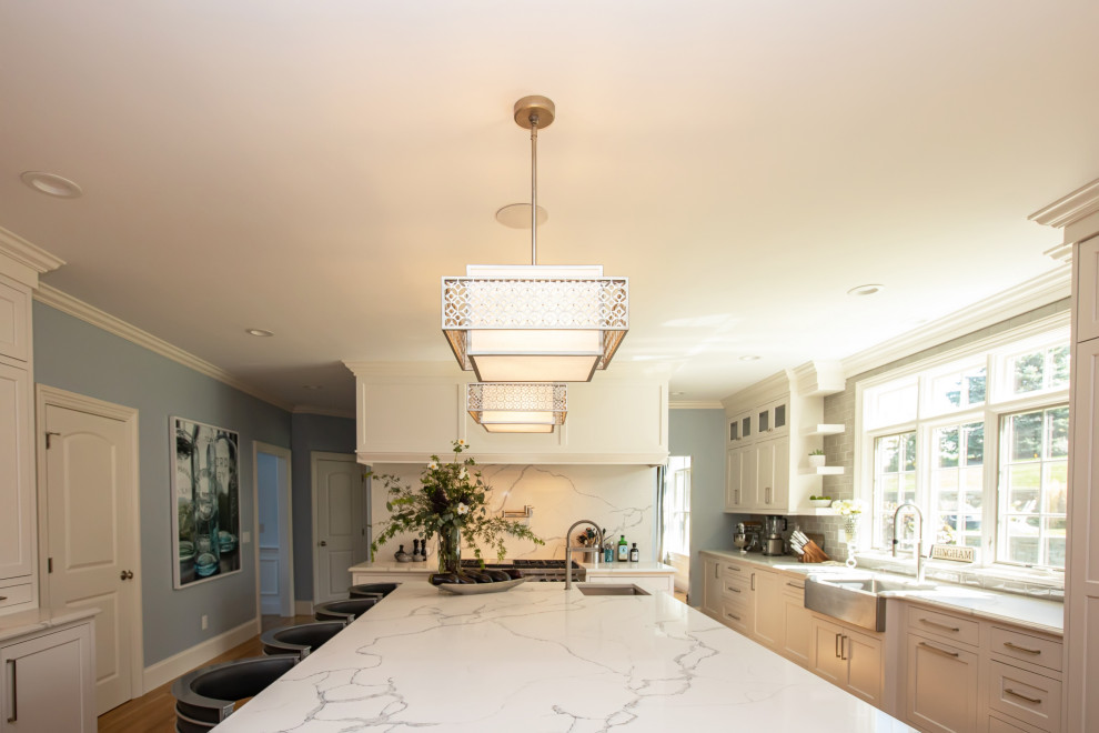 Bright Modern Kitchen in Hingham - Modern - Kitchen - Boston - by ...