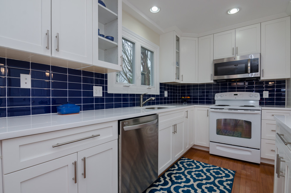 Bright Traditional Kitchen Renovation in Herndon, VA - Traditional ...
