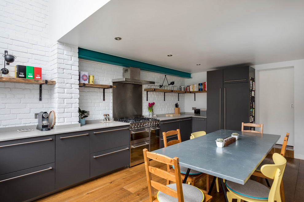 Modern industrial kitchen with rustic elements - Industrial - Kitchen ...