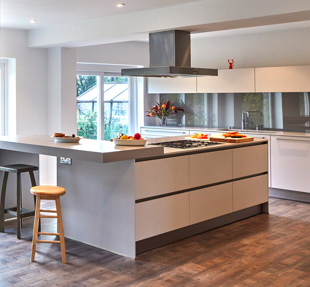 Broken Plan Kitchen and Dining Room - Contemporary - Kitchen - Other ...