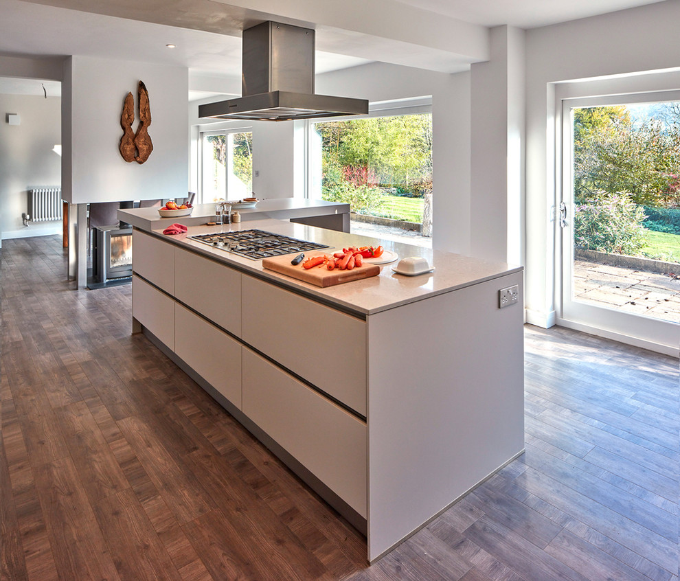 Broken Plan Kitchen and Dining Room - Contemporary - Kitchen - Other ...