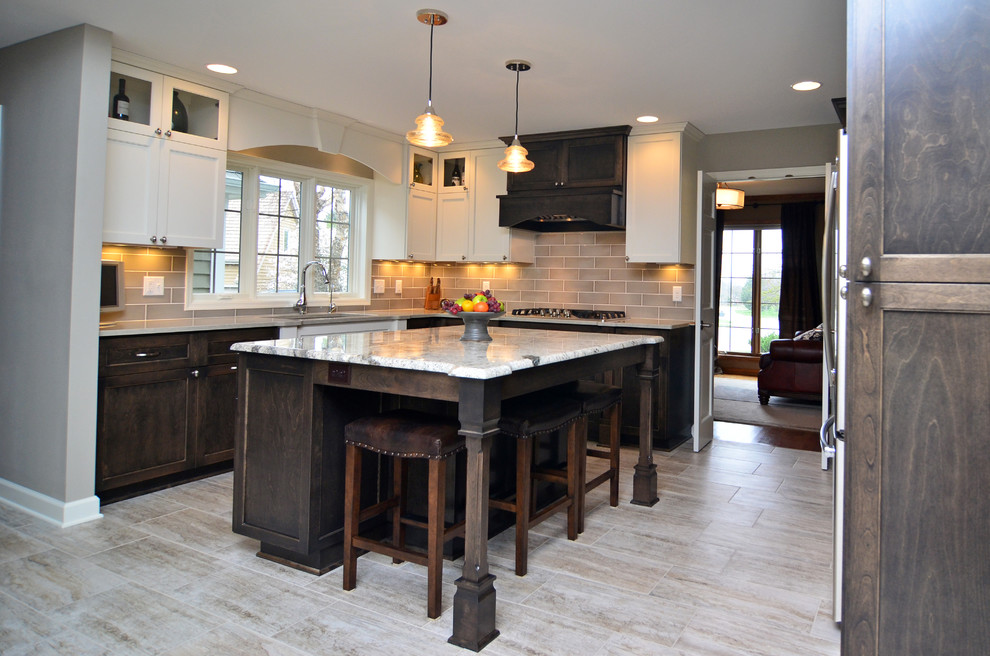 Brookfield Kitchen and Dining Room - Transitional - Kitchen - Milwaukee ...