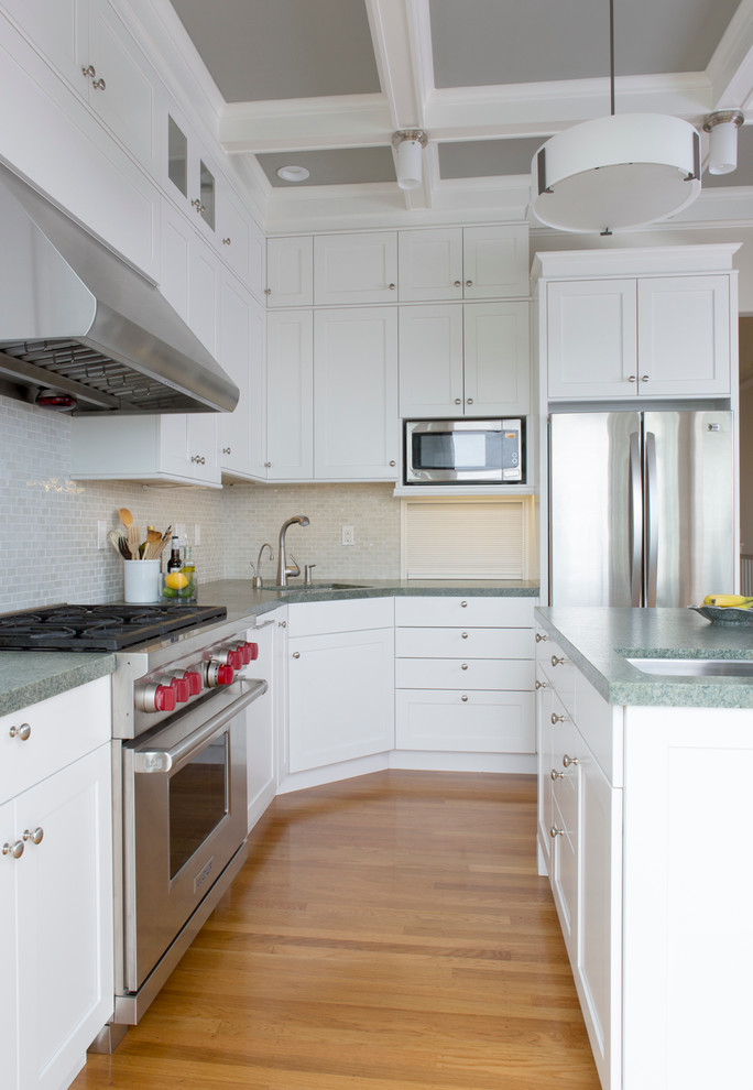 Brookhaven Kitchen/Fireplace Area - Traditional - Kitchen - San ...