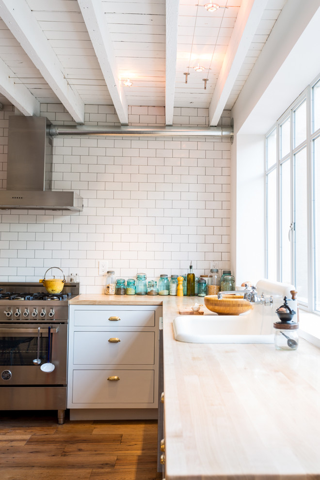 Brooklyn Row House - Rustic - Kitchen - New York - by User | Houzz