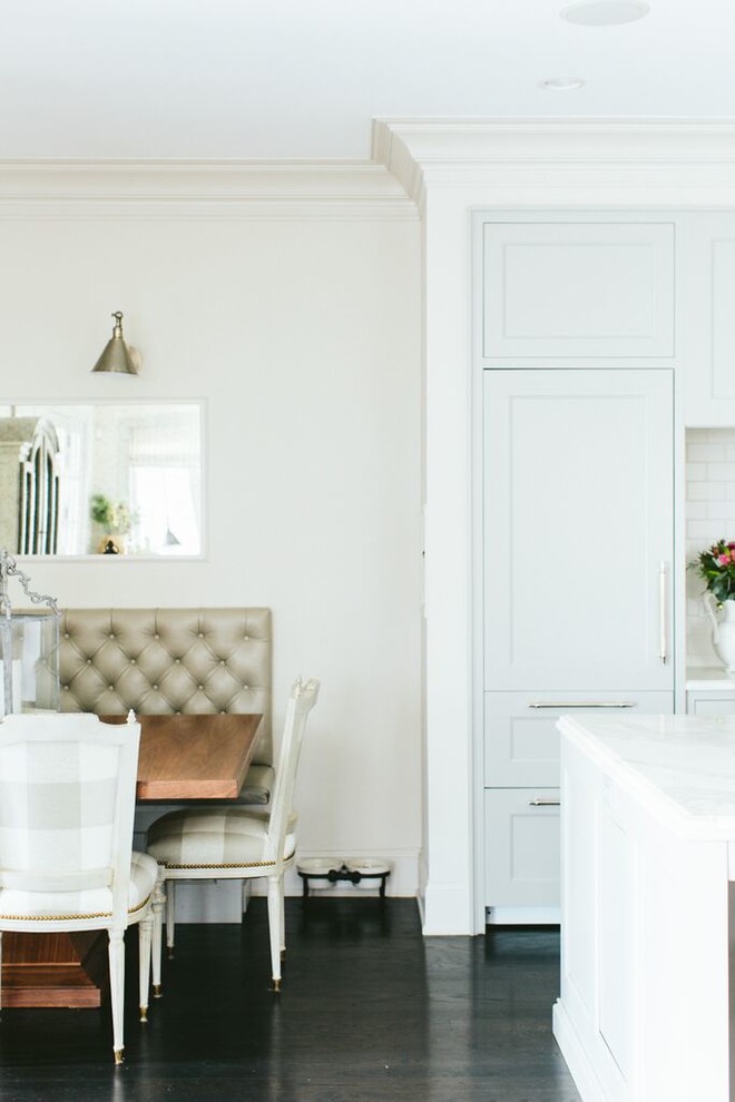 Built-in banquette - Transitional - Kitchen - Chicago - by Jean Stoffer ...