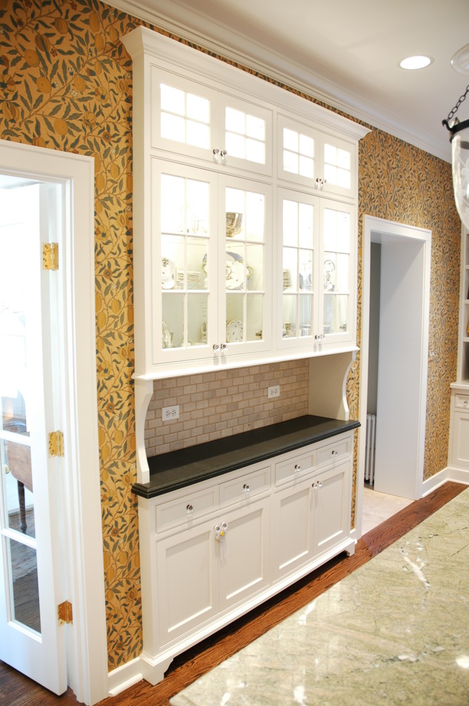 Built-in Furniture Style Hutch - Traditional - Kitchen - Chicago - by ...