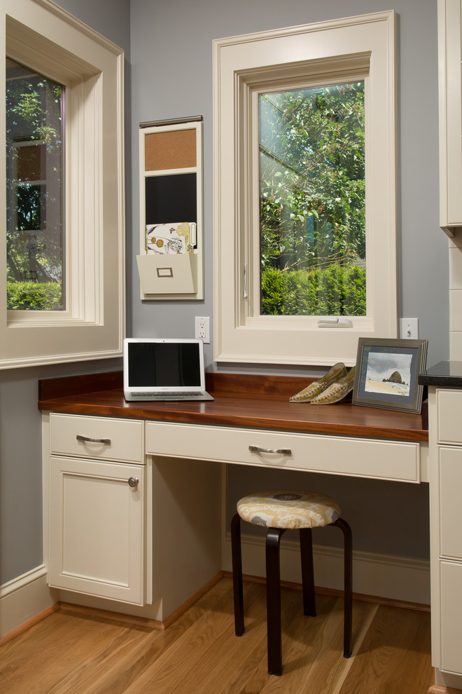 Built-in Workspace - Traditional - Kitchen - Portland - by User | Houzz