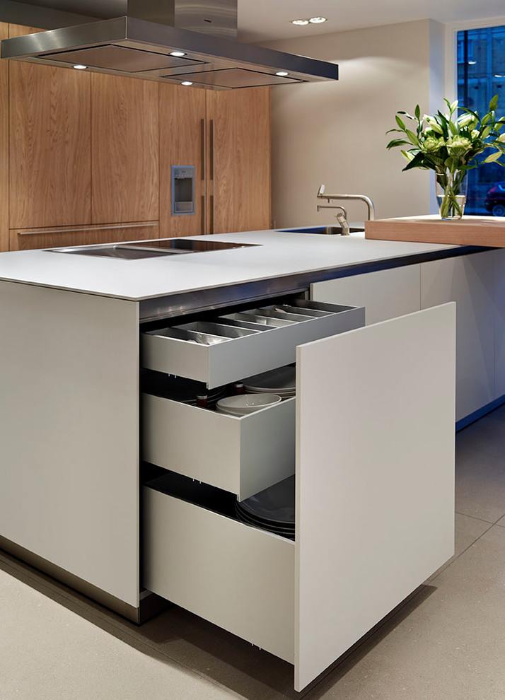 bulthaup b3 'Rough Saw Oak' - Bath Showroom - Contemporary - Kitchen ...