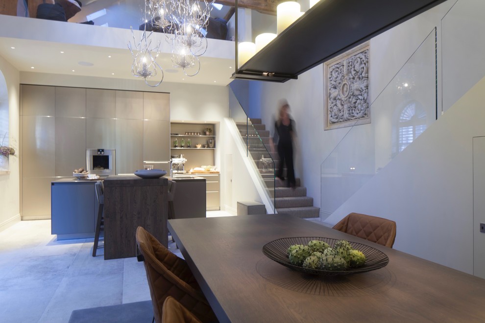 Bulthaup Kitchen Design in Old Stable Building - Contemporary - Kitchen ...